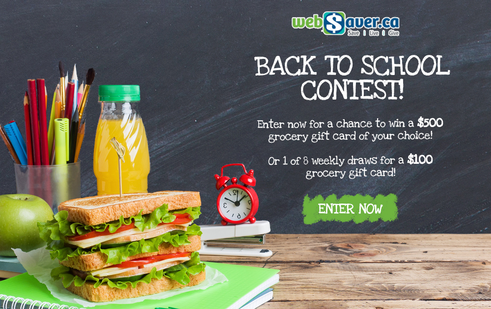 Enter the webSaver.ca Save on Back to School Contest for a chance to ...