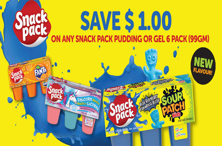 Get a $1.00 Off Coupon on any Snack Pack® Pudding or Gel 6 Pack ...